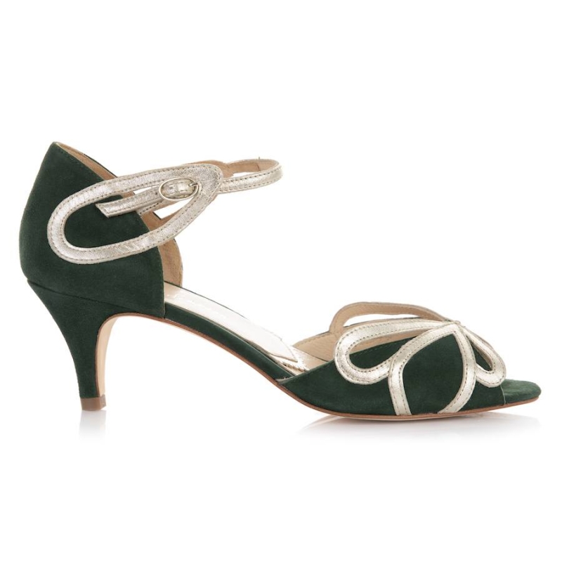 Rachel Simpson Cecelia Wedding Shoes Green